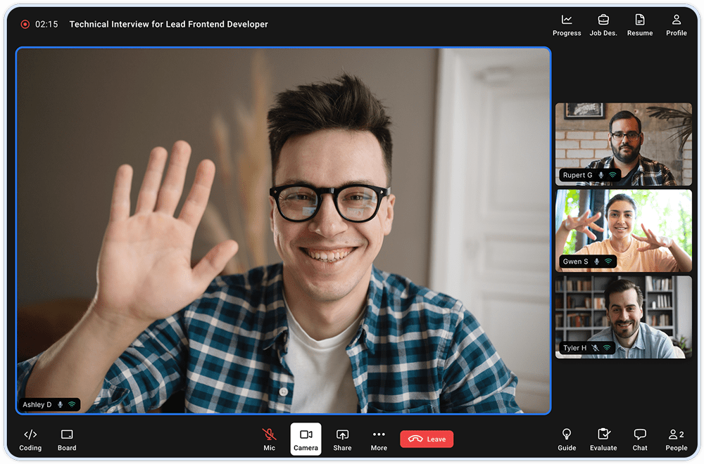 Streamline Your Interviews with Live Video Interview Rooms | Talview