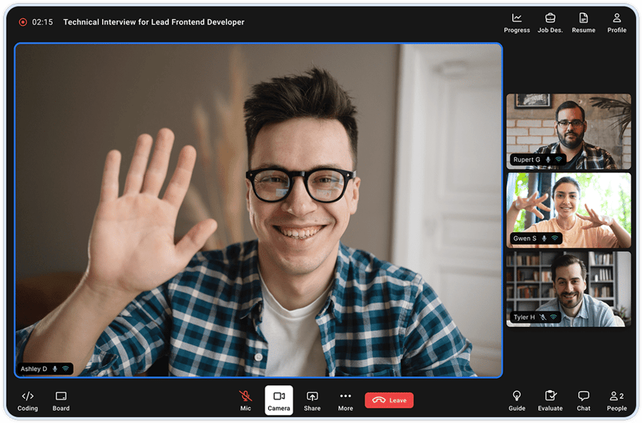 Streamline Your Interviews with Live Video Interview Rooms | Talview