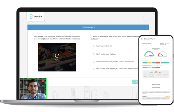 Get a Personalized Demo - Talview's Hiring & Proctoring Solution